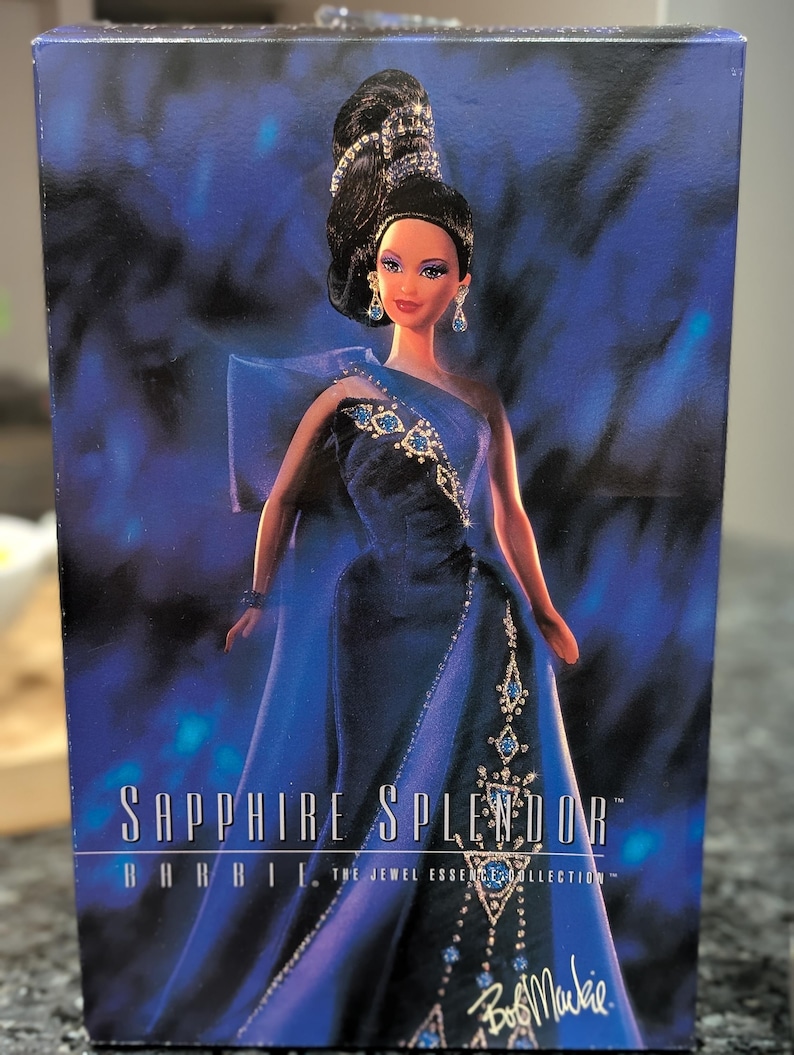 Sapphire Splendor Barbie - Etsy