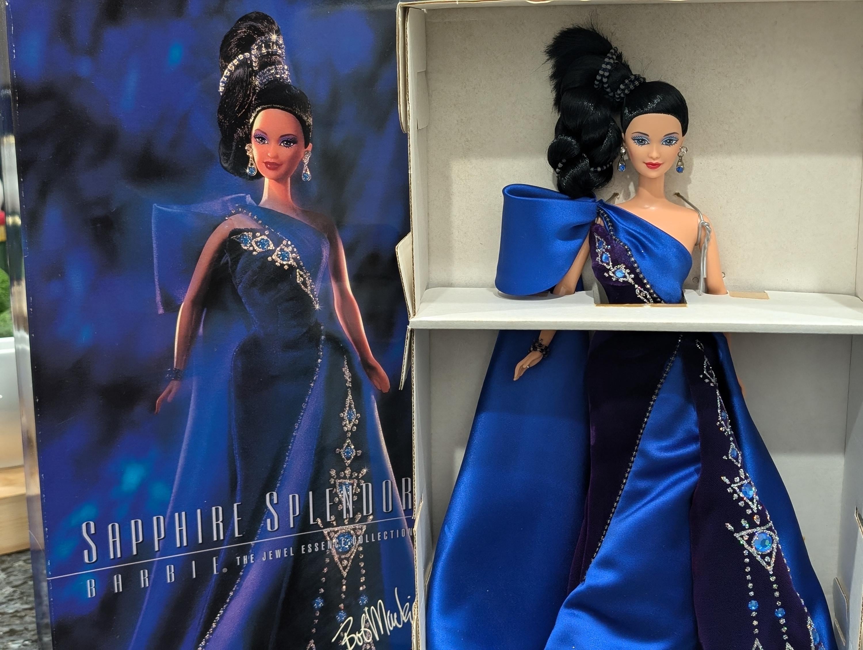 Sapphire Splendor Barbie - Etsy