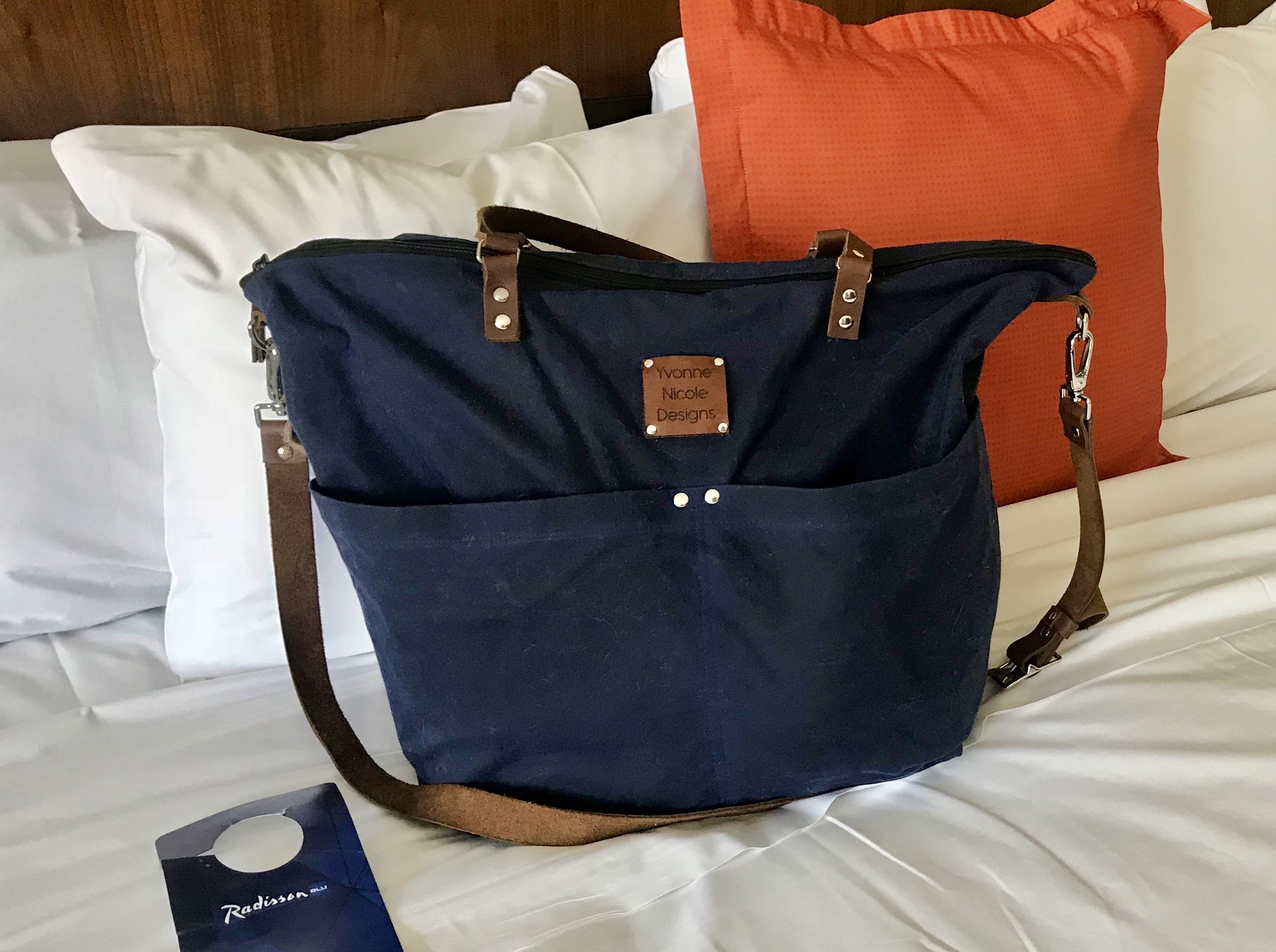 Waxed Canvas Weekender Bag, Overnight Bag, Handcrafted in USA - Etsy