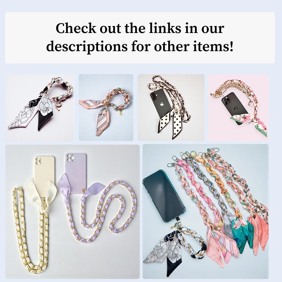 Personalized Phone Wrist Strap With Initial Charm, Cute Fabric Wristlet ...