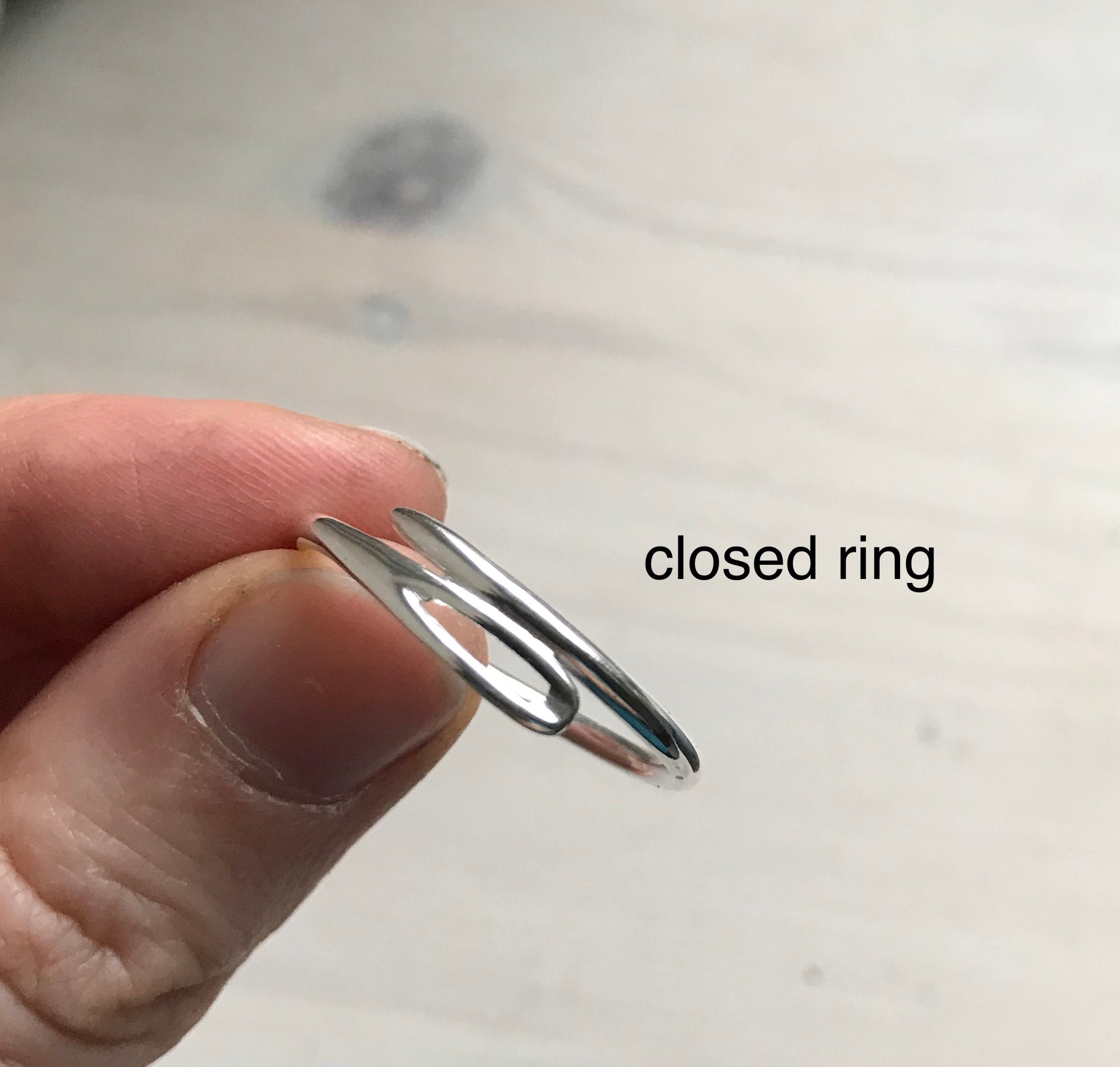 Sewing Needle Ring Sterling Silver Ring Open or Closed - Etsy Sewing Needle Ring Sterling Silver Ring Open or Closed - Etsy