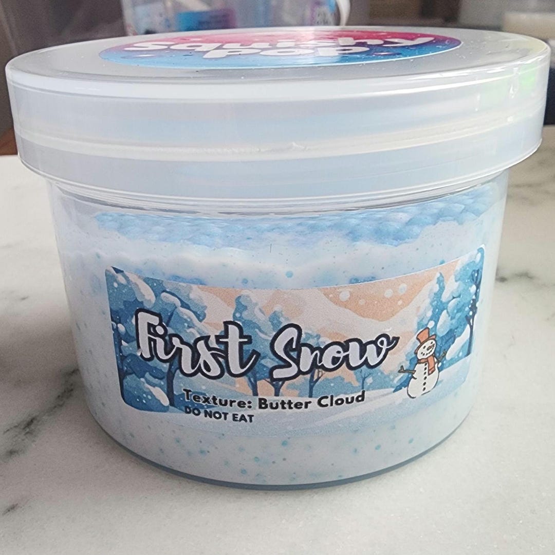 First Snow - Butter Cloud Slime - Etsy