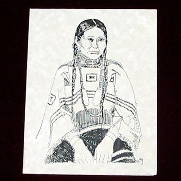 Native Americans Note Cards - Etsy