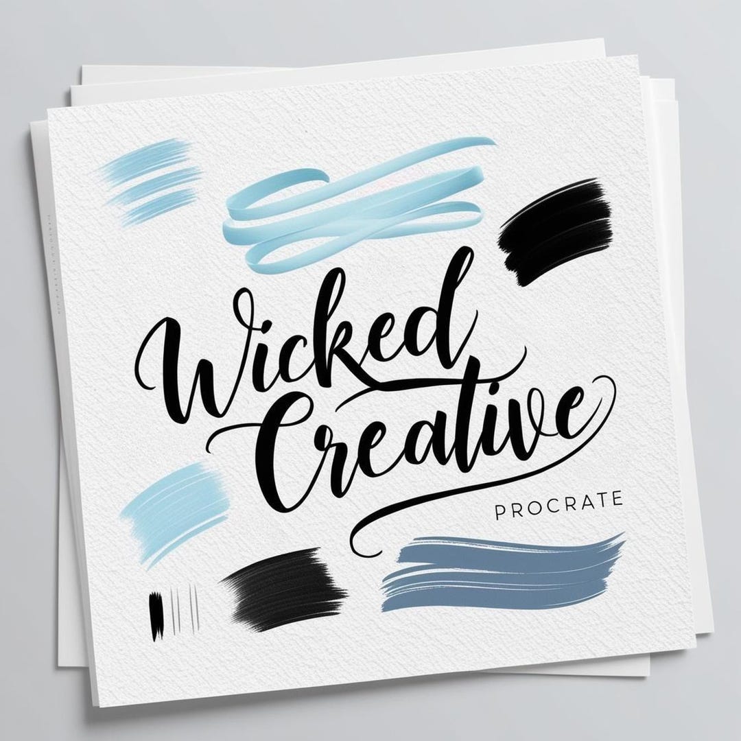 Procreate Calligraphy Hand Lettering Brush Set - Etsy