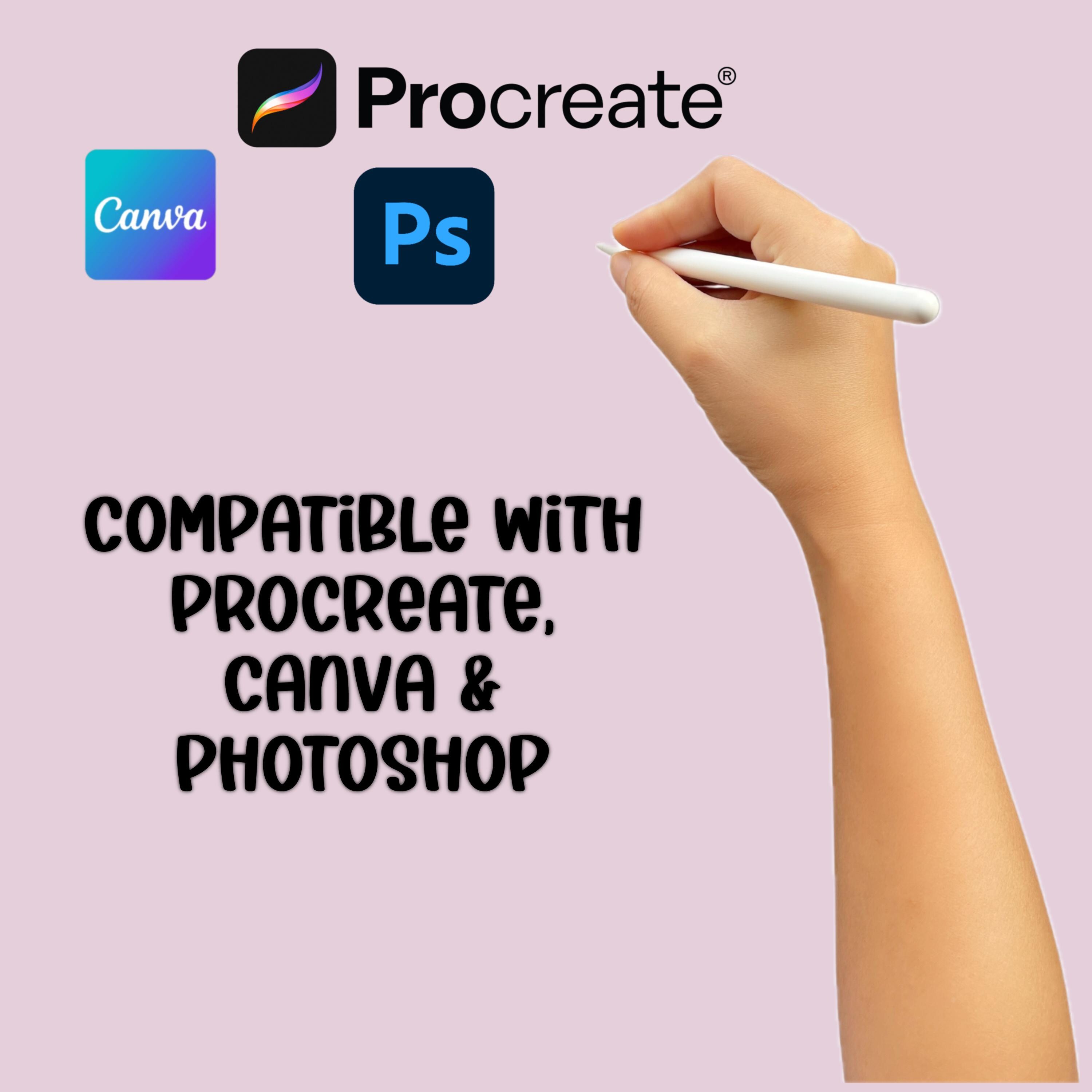 Apple Pencil Hand Mockup Set: Canva-compatible Designer Mockups ...