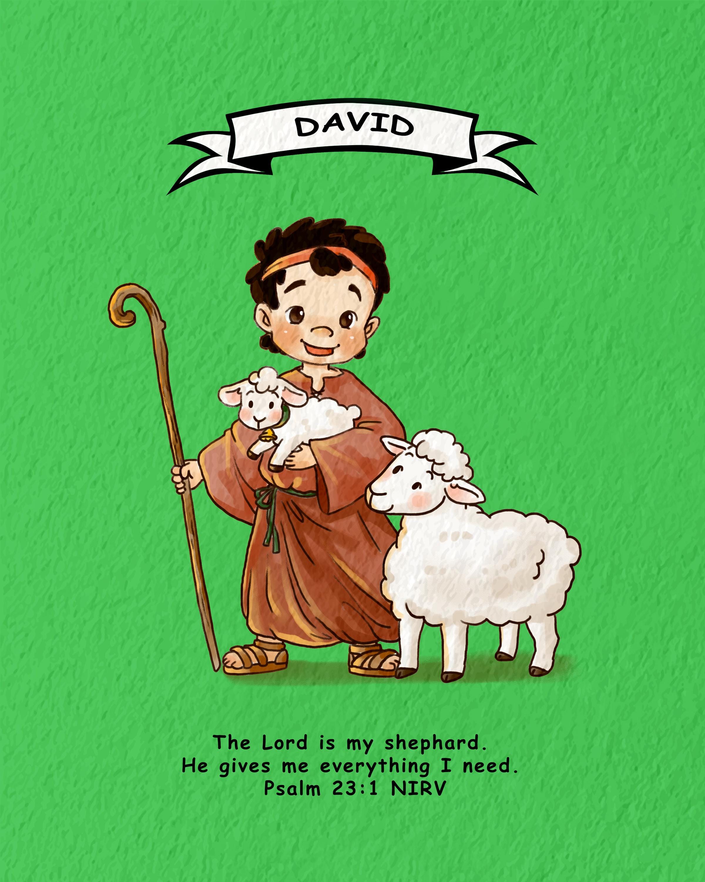 Bible Babies - David - Etsy