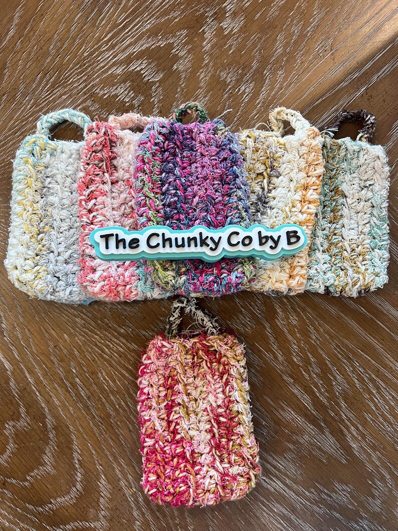 Handmade Exfoliating Soap Saver Pouches - Etsy