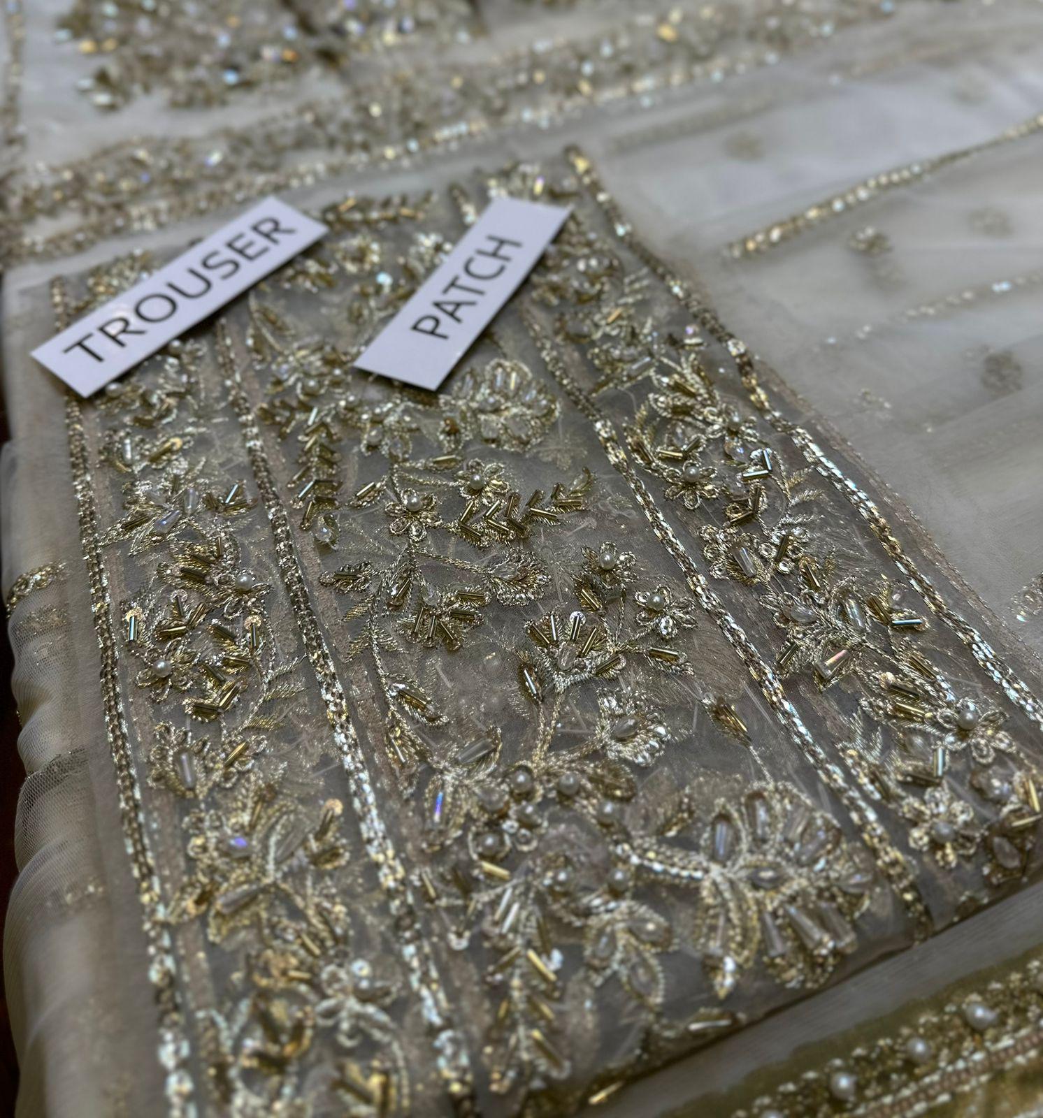 Customized White Pakistani Nikkah Wedding Wear Dress, Indian Bridal ...