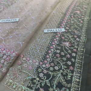 Pakistani Wedding Peshwas Bridal Gown/maxi Dress, Designer Nikkah ...