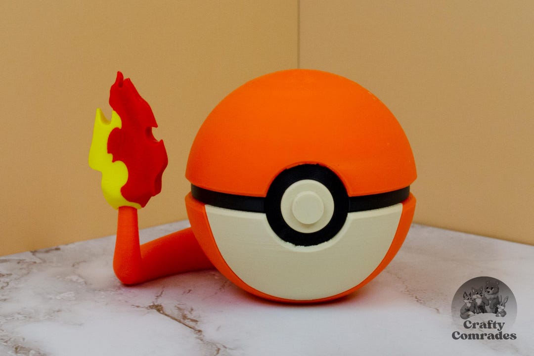 Charmander Pokeball | Pokémon Pokeball Toy | Charmander Collectible ...