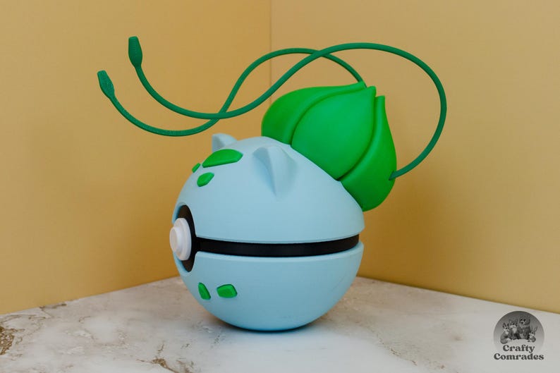 Bulbasaur Pokeball, Pokémon Pokeball Toy, Bulbasaur Collectible Gift ...