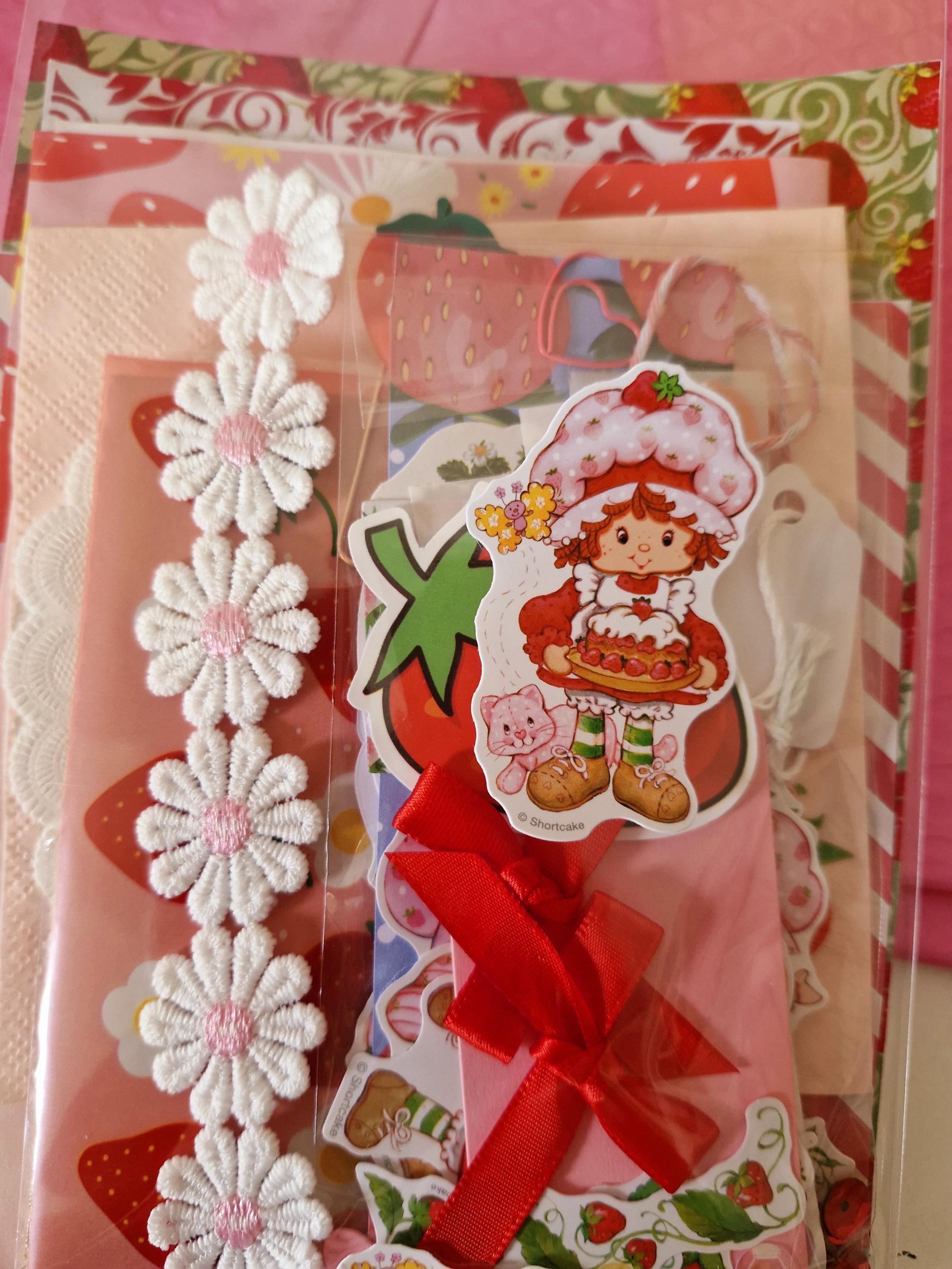 Strawberry Shortcake Stickers Papers Cards Scrapbooking and Journalling Supplies - Etsy