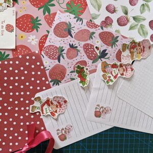 Strawberry Shortcake Stickers Papers Cards Scrapbooking and Journalling Supplies - Etsy