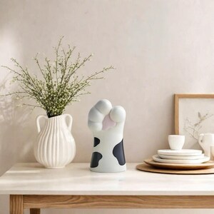 Cat Paw Vase – Cute Cartoon Claw Resin Flower Vase for Table ...