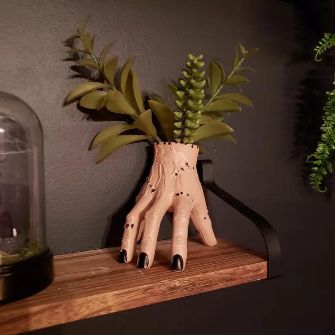 Resin Hand Pen Holder Unique Halloween Desk Organizer, Creepy & Office ...