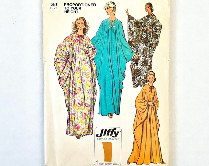 70's Simplicity 5680, Caftans (one Size) - Etsy