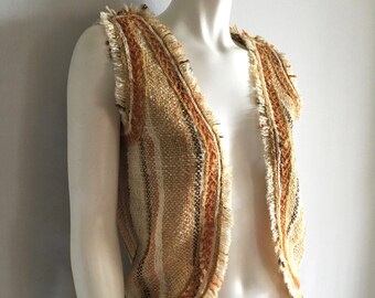 70s fringe vest | Etsy