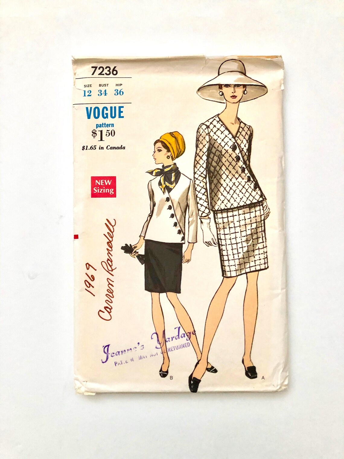 70's Uncut Vogue 7236, Two-piece Dress (S) - Etsy