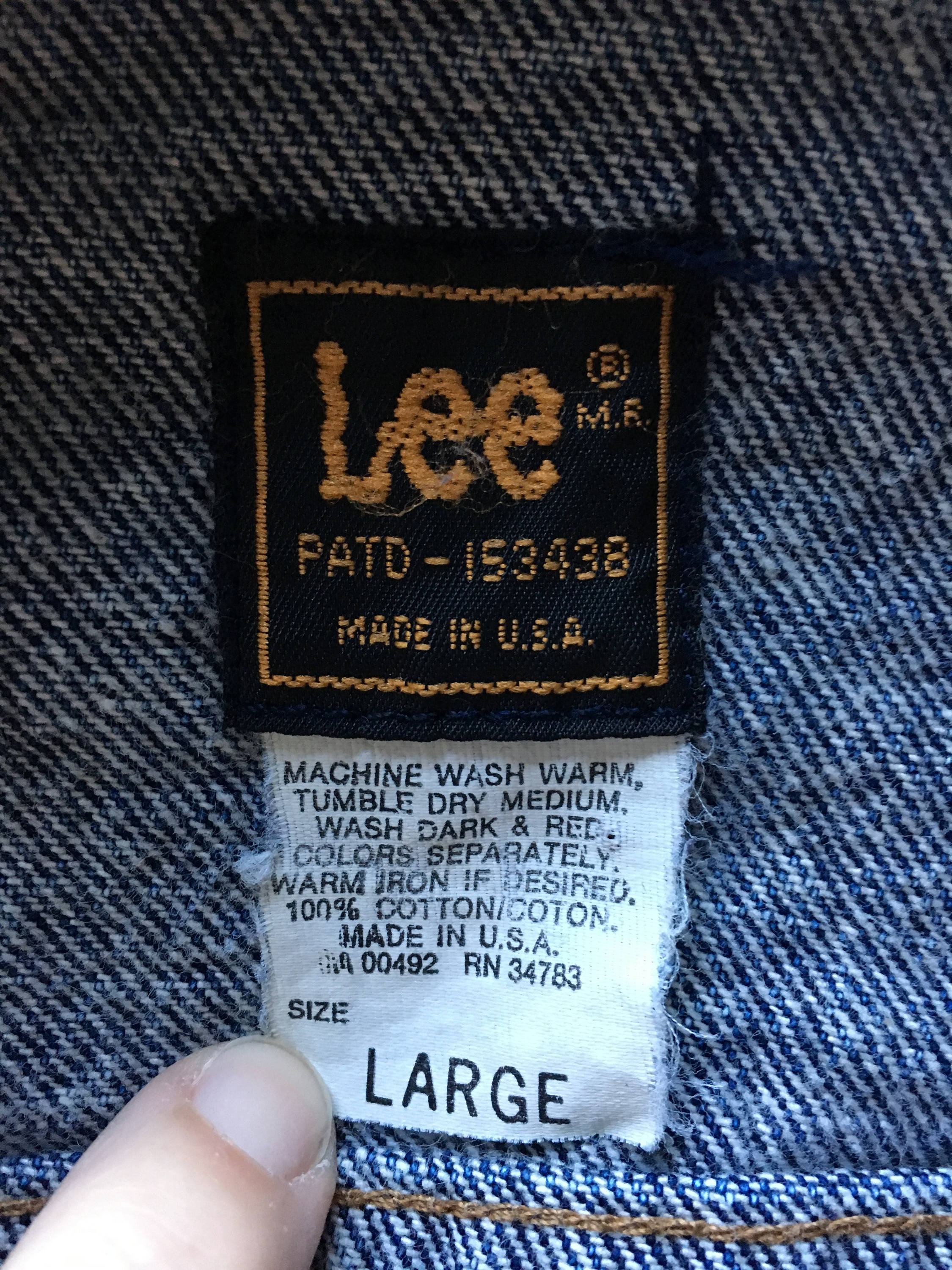 Vintage 80's Lee Acid Wash Denim Jacket Long Sleeve - Etsy