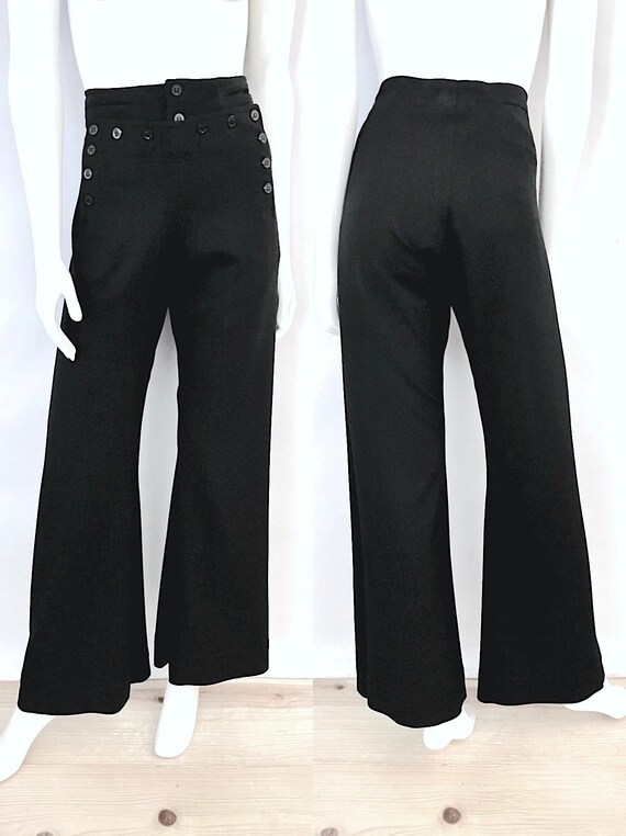 black bell bottoms - Gem