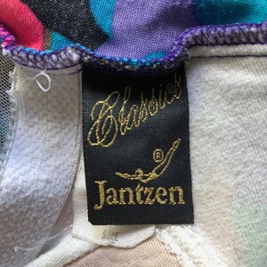 Vintage 80's Jantzen, Floral Swimsuit, One Piece (M) - Etsy