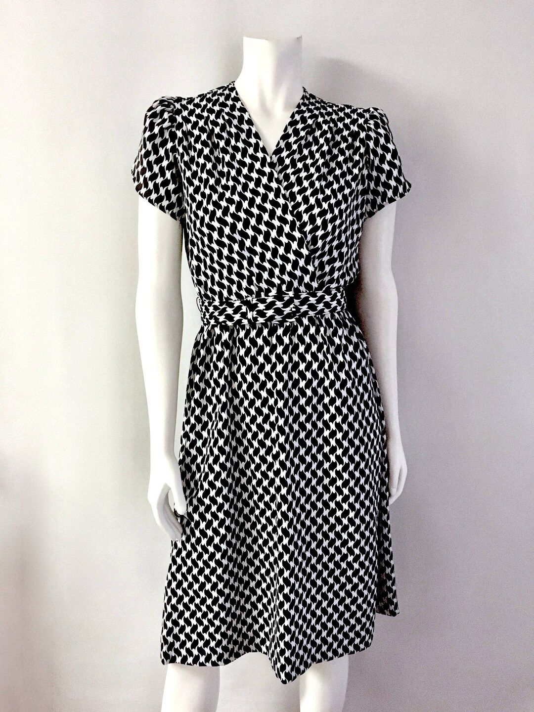 Vintage 70's Lady Carol, Navy Blue, Belted Dress (size 4) - Etsy