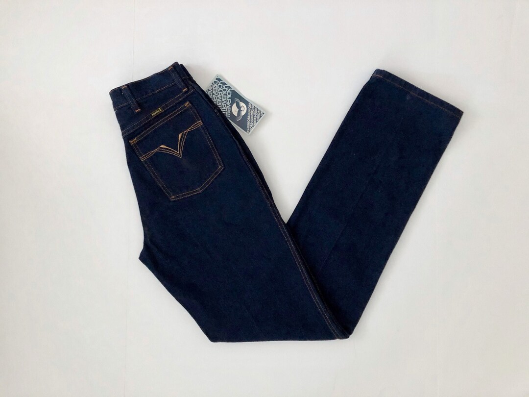 Vintage 70's/80's Deadstock, Maverick Jeans, Straight Leg, Long (S) - Etsy