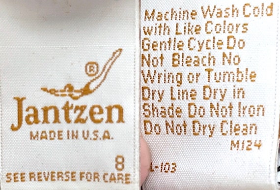 Vintage 80's Jantzen, Floral Swimsuit, One Piece (Siz… - Gem