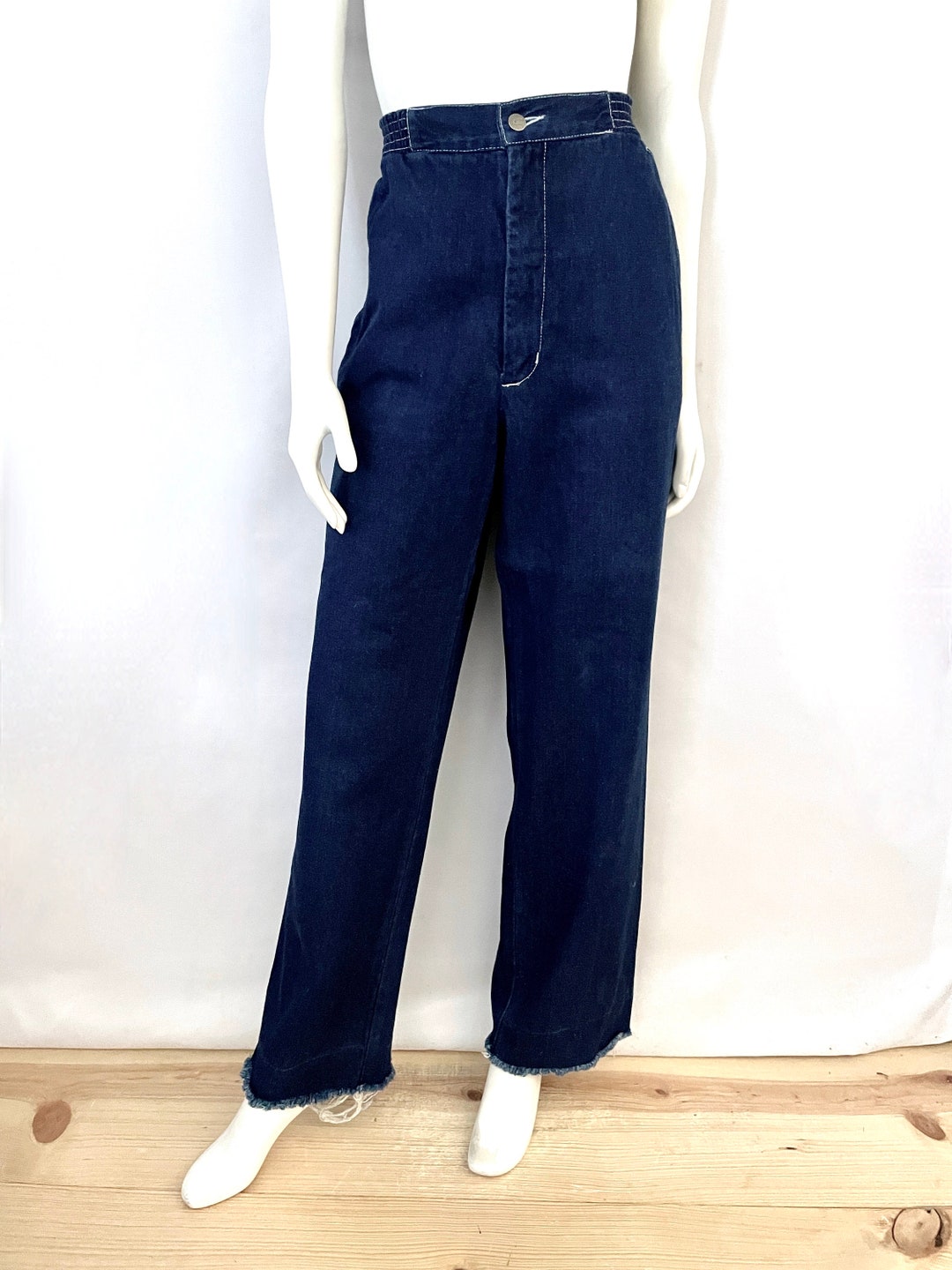 Vintage 80's Seattle Blues Jeans, High Waisted, Dark Wash, Long (XL) - Etsy