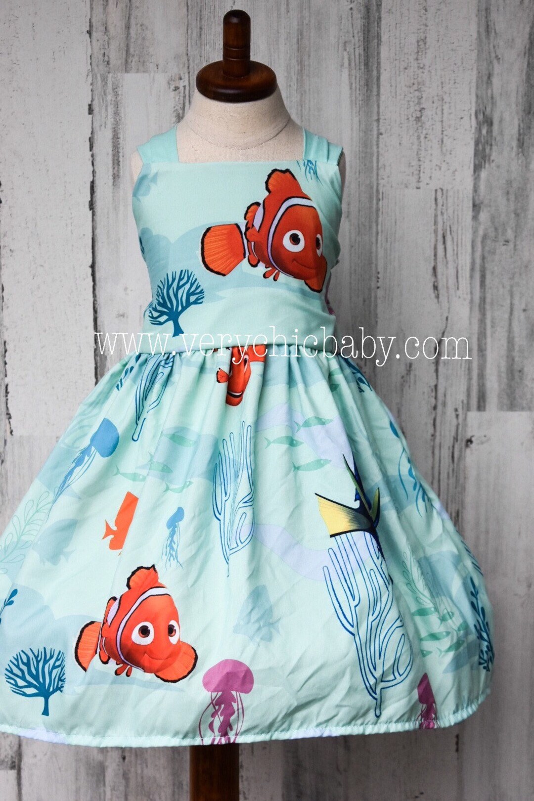 Dory Dress, Finding Nemo Dress, Nemo Birthday Dress, Finding Dory ...