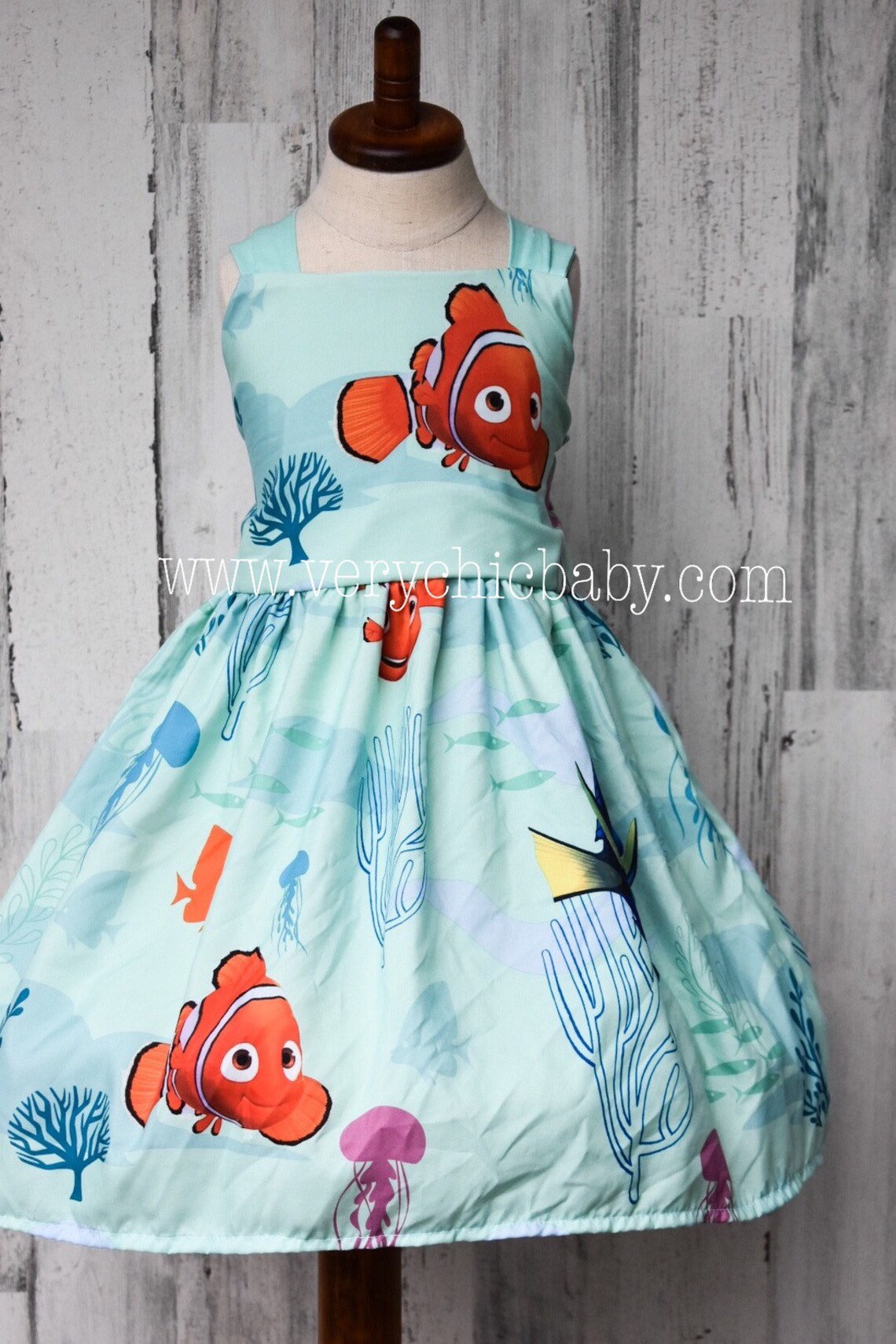 Dory Dress Finding Nemo Dress Nemo Birthday Dress Finding - Etsy