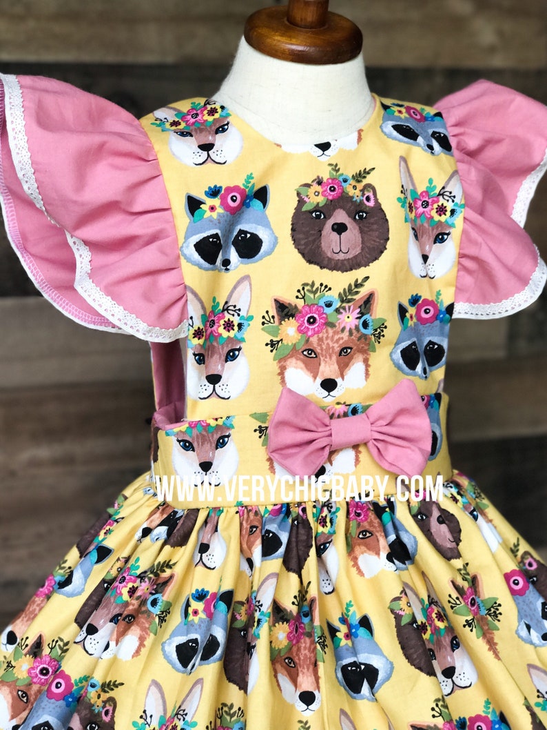 Zoo Birthday Dress, Animal Dress - Etsy