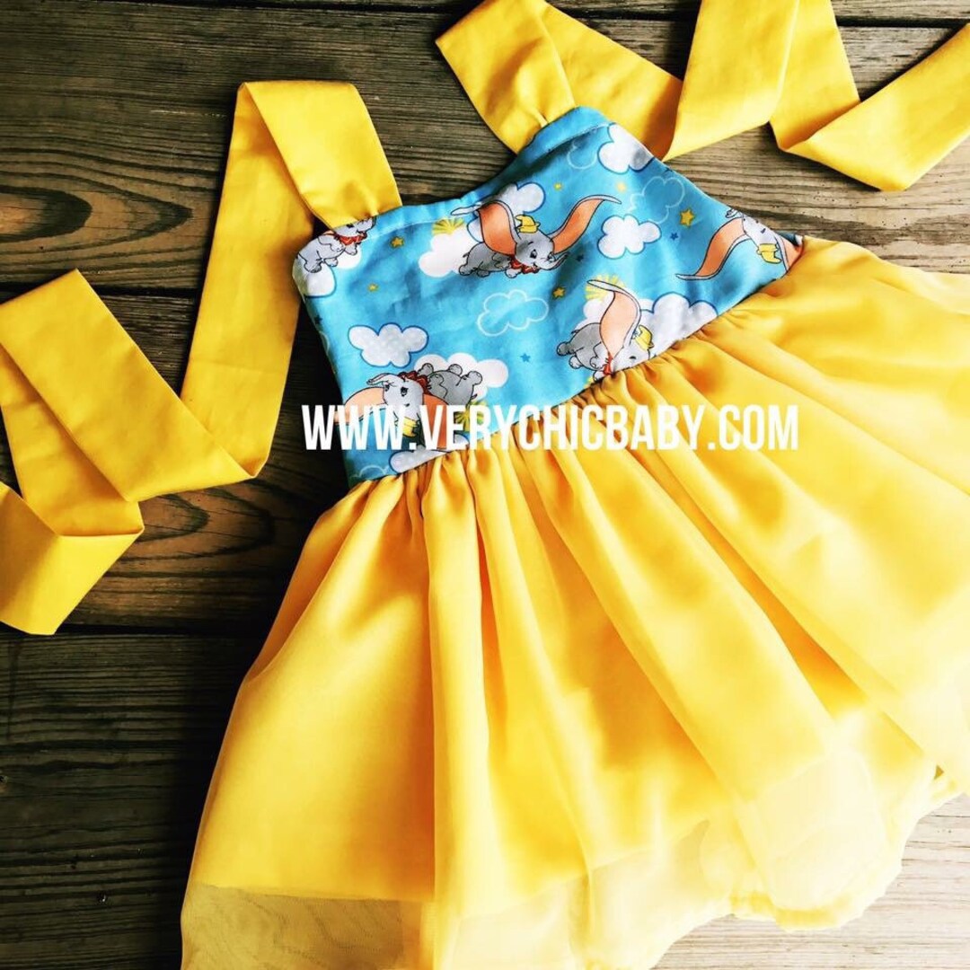 Dumbo Dress, Dumbo Birthday Dress, Dumbo Birthday Outfit, Dumbo Party ...
