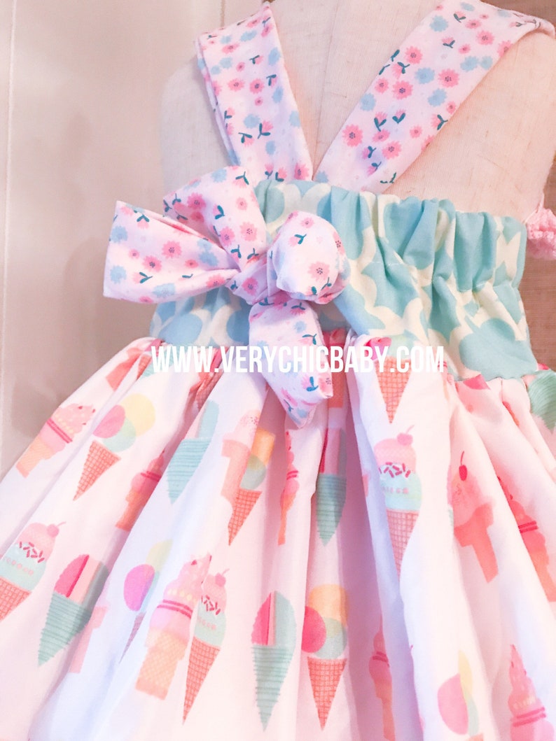 Ice Cream Dress Ice Cream Birthday Dress Ice Cream Party | Etsy