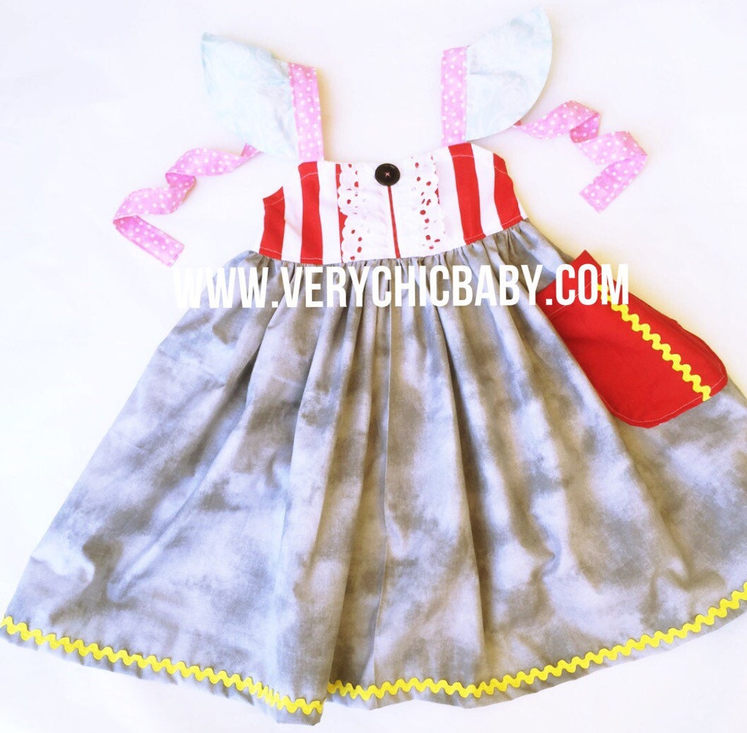 Dumbo Dress, Dumbo Girls Dress, Dumbo Circus Dress, Dumbo Elephant ...