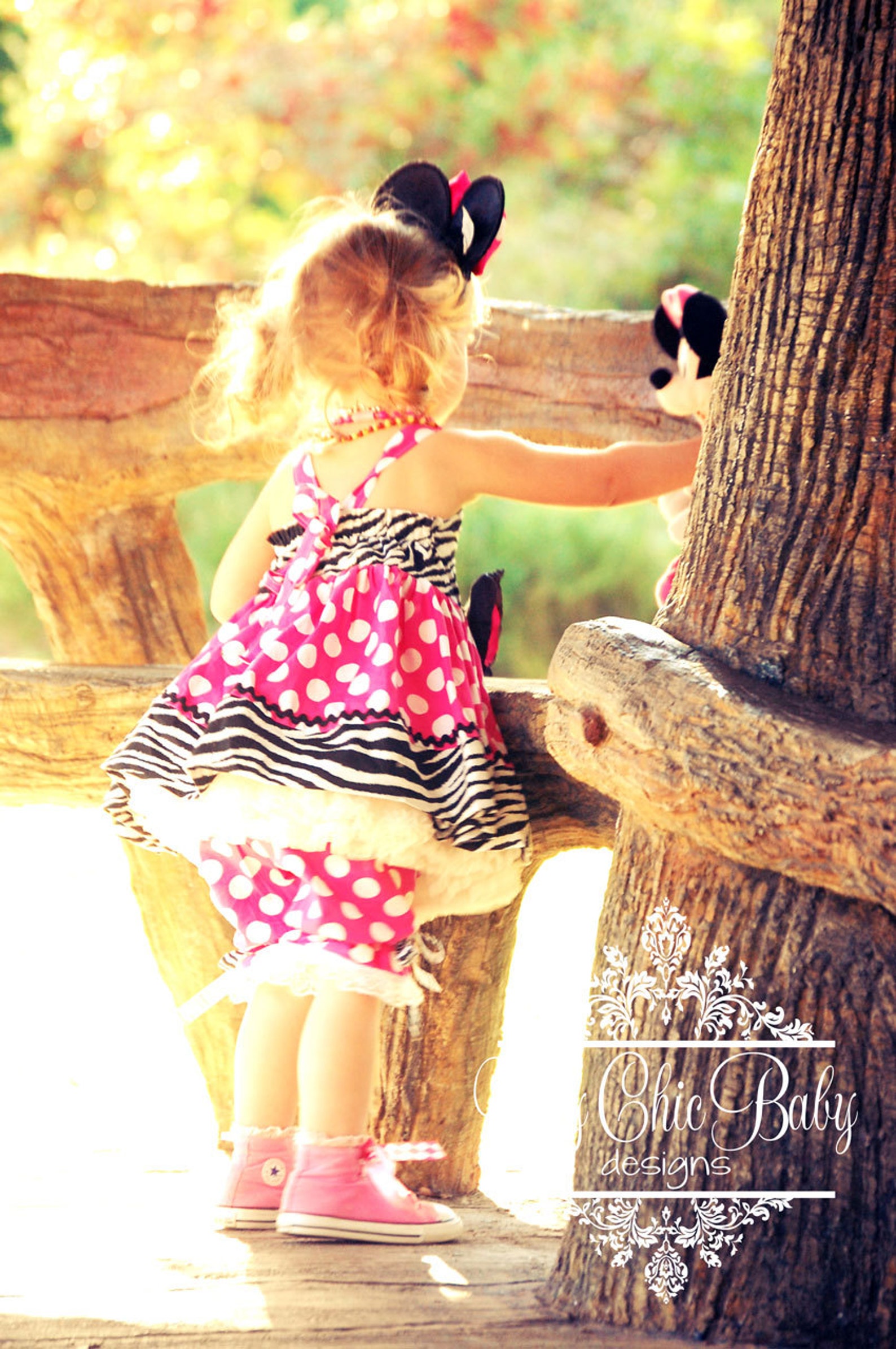 Minnie Mouse Bloomers Ruffle Lace Pantaloons to Match Minnie Mouse ...