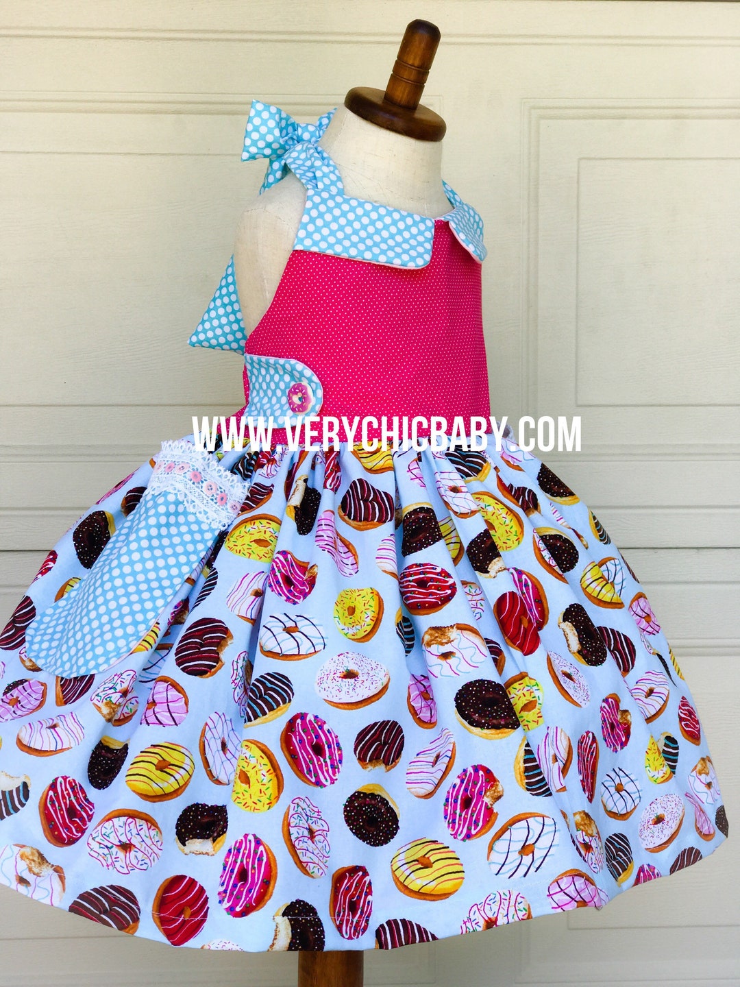 Donut Dress for Girls, Cake Smash Dress, Donut Birthday Dress, First ...