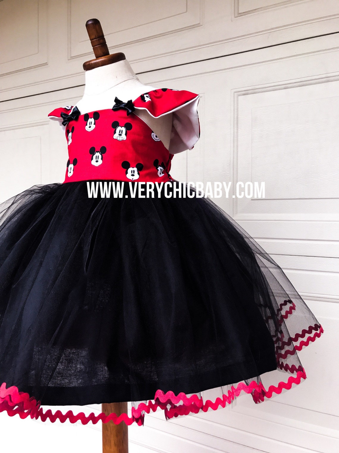 Mickey Mouse Dress - Etsy