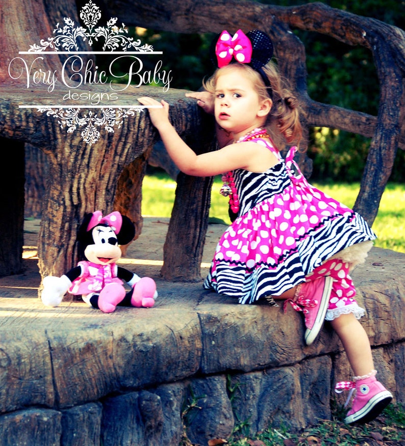 Minnie Mouse Dress Minnie Dress Baby Girls Dress Little | Etsy