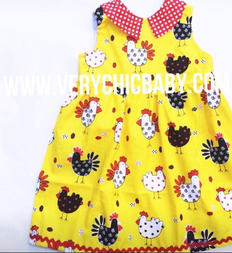 Chicken Dress, Farm Dress - Etsy