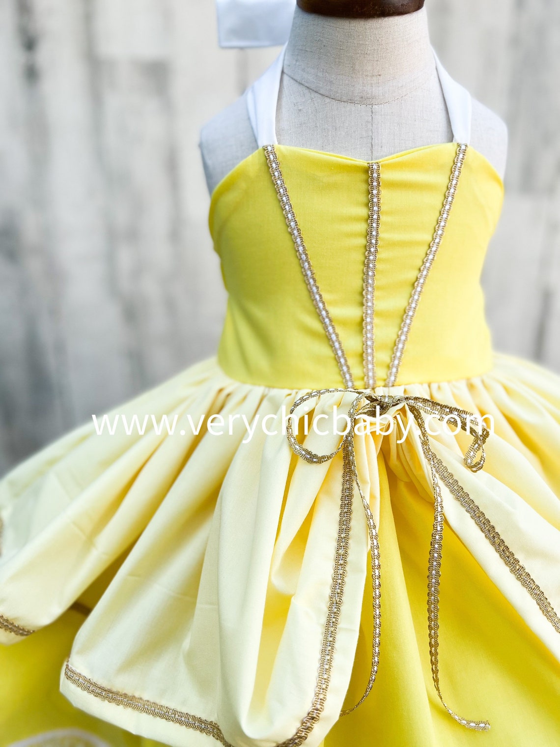 Belle Dress Belle Girls Dress Belle Costume for Girls - Etsy