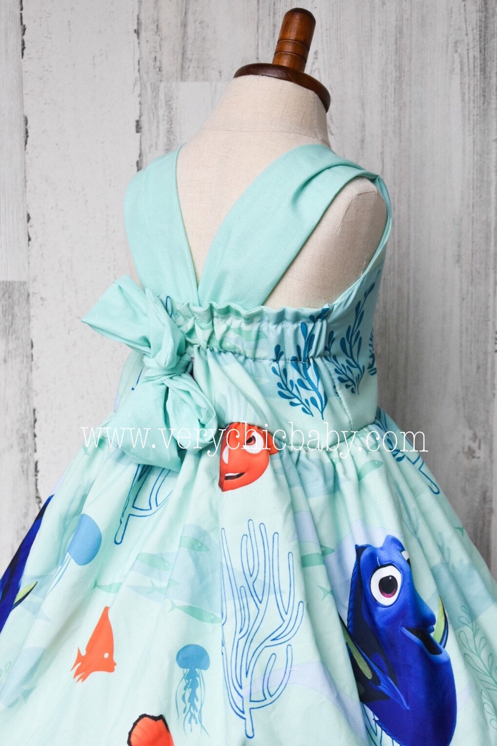 Dory Dress Finding Nemo Dress Nemo Birthday Dress Finding - Etsy
