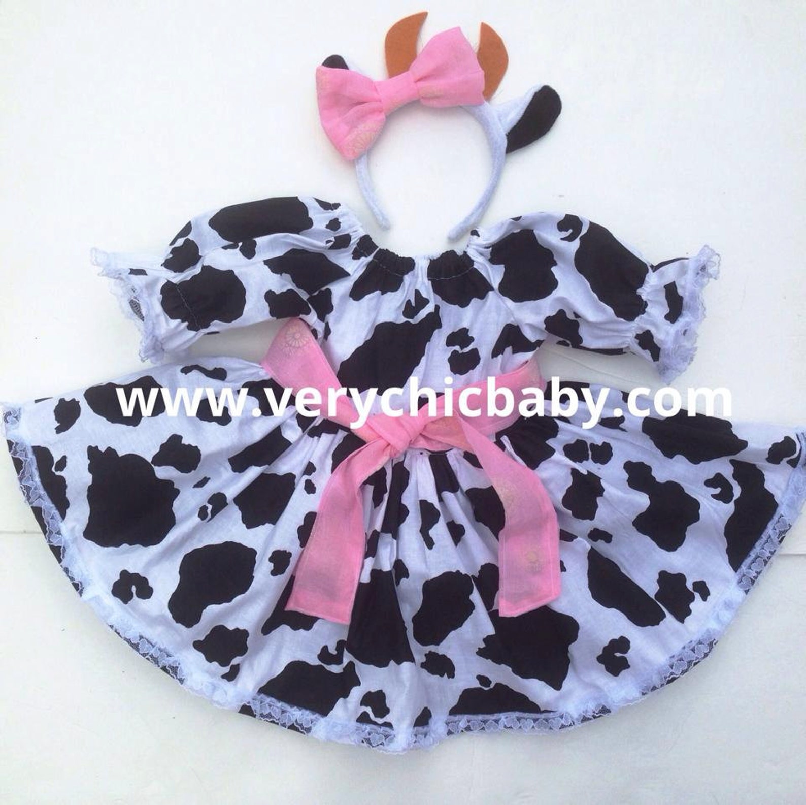 Cow Costume Girls, Girls Cow Costume - Etsy
