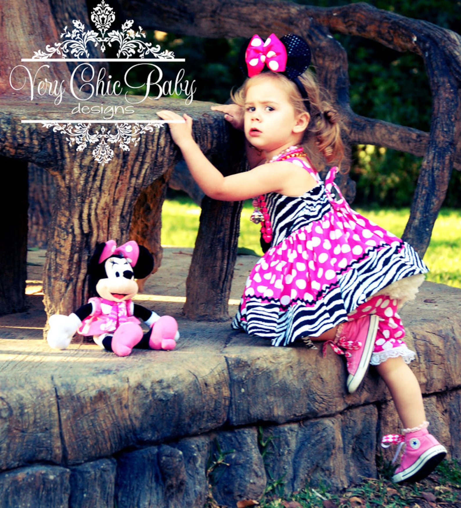 Minnie Mouse Bloomers Ruffle Lace Pantaloons to Match Minnie Mouse ...