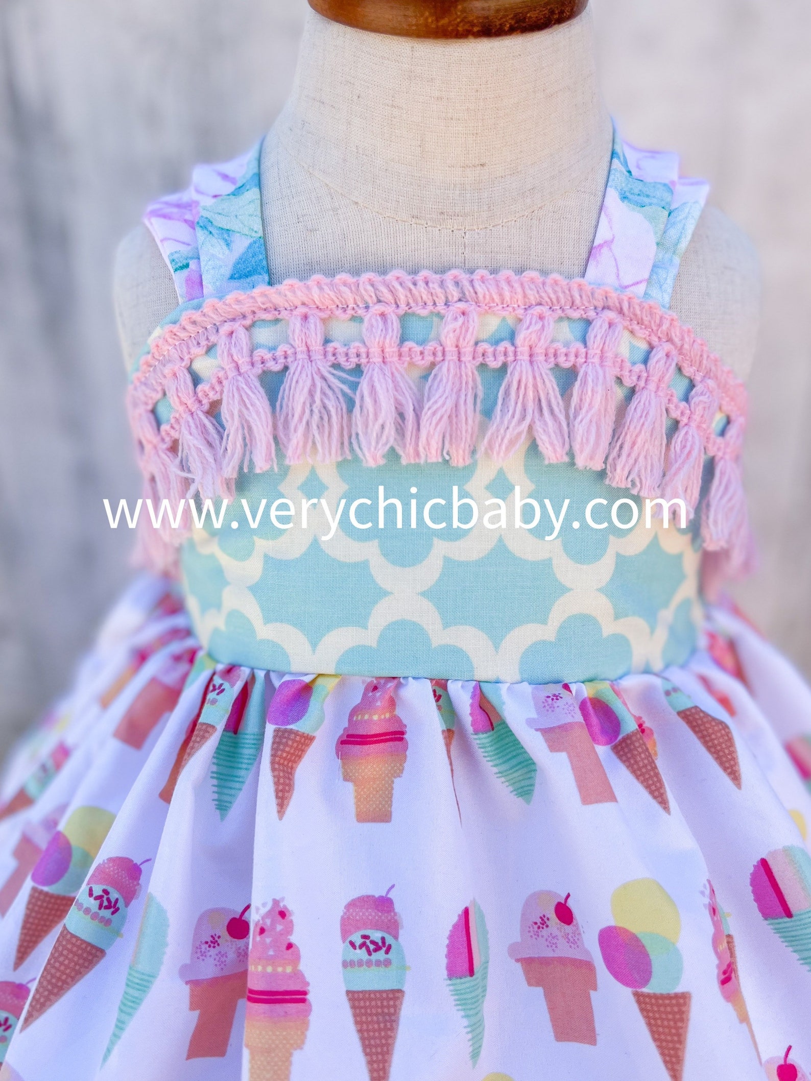 Ice Cream Dress Ice Cream Birthday Dress Ice Cream Party - Etsy