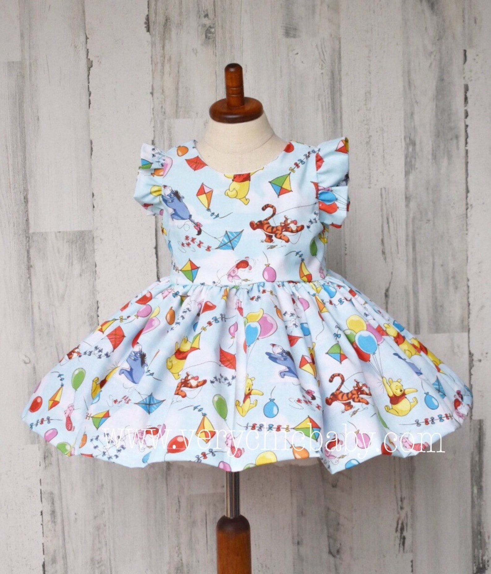Winnie the Pooh Dress - Etsy