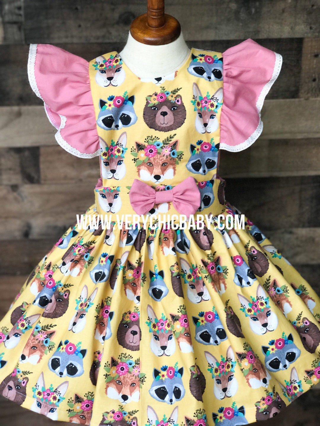 Zoo Birthday Dress, Animal Dress - Etsy