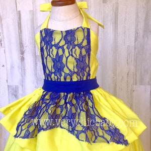 Mal Descendants 2 Couture Style Doll Costume Halter Lace Dress Twirly ...
