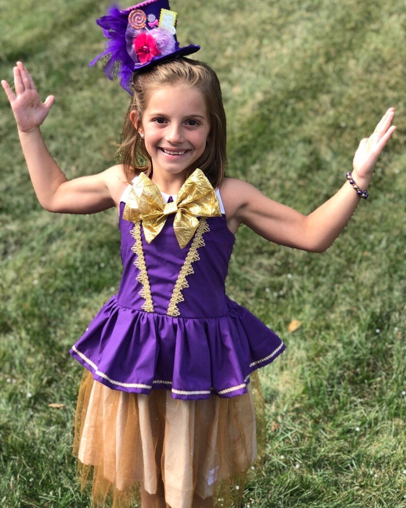 Willy Wonka Robe Willy Wonka Girls Costume Willy Wonka Etsy