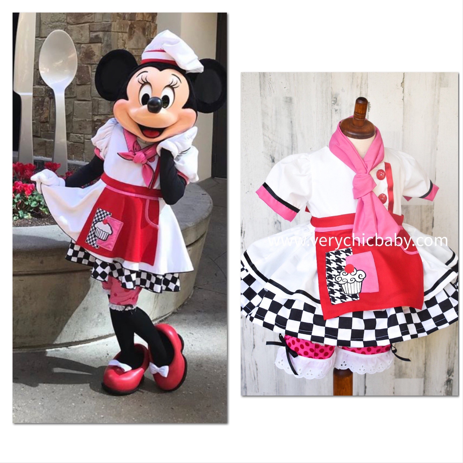 Chef Minnie Dress - Etsy